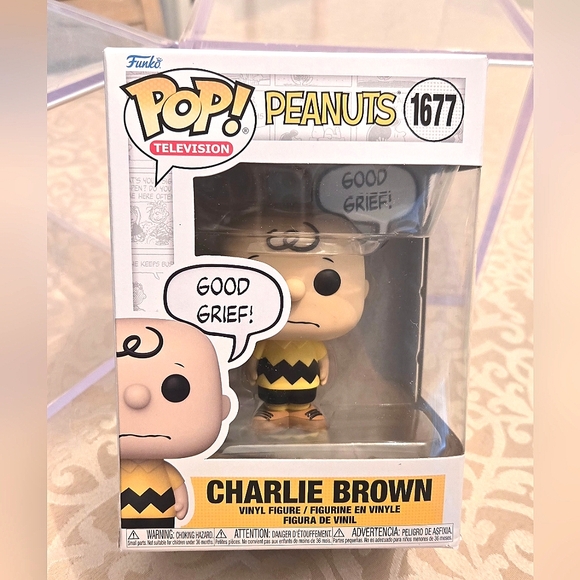 Funko | Accents | Charlie Brown Funko Pop Television 677 Peanuts | Poshmark